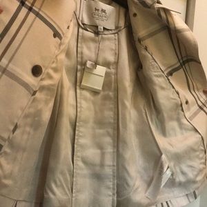 Coach | Jackets & Coats | Nwt Coach Plaid Rain Jacket With Buckle ...